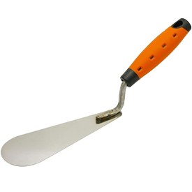 SOLID Katzenzungenkelle 160mm breit rostfrei 2-K Griff WERKMIT®